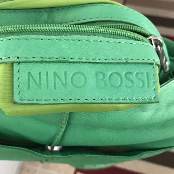 Nino BOSSI | Bags | Nino Bossi Green Leather Crossbody Bag | Poshmark